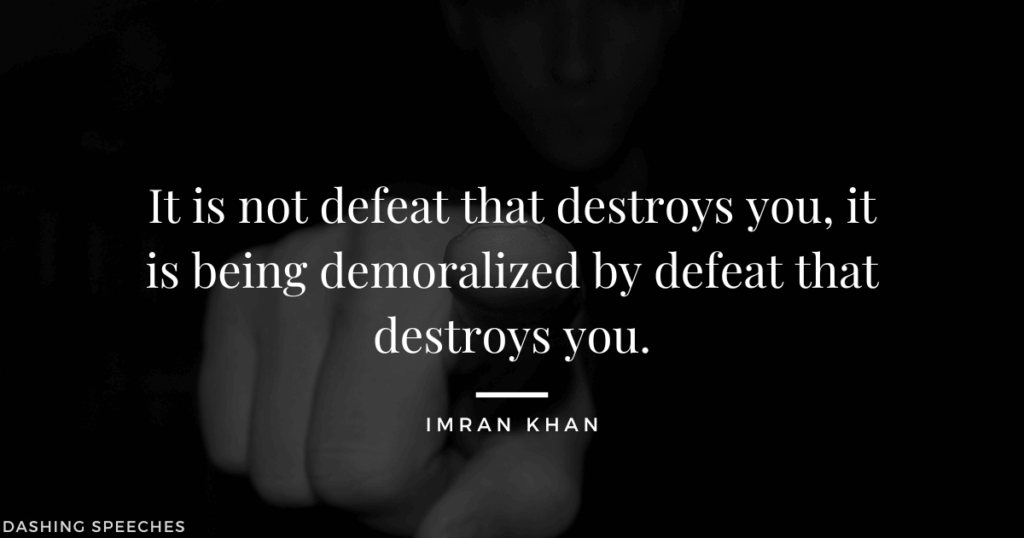 16 POWERFUL Imran Khan's Motivational Quotes - Dashing Speeches